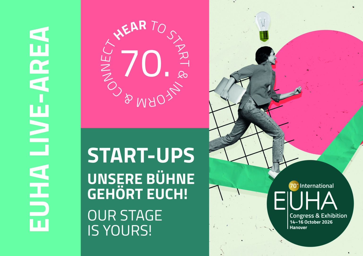 #EUHA2026 – ERNEUT FLÄCHEN FÜR START-UPS / CALL FOR PAPERS LÄUFT WEITER ...